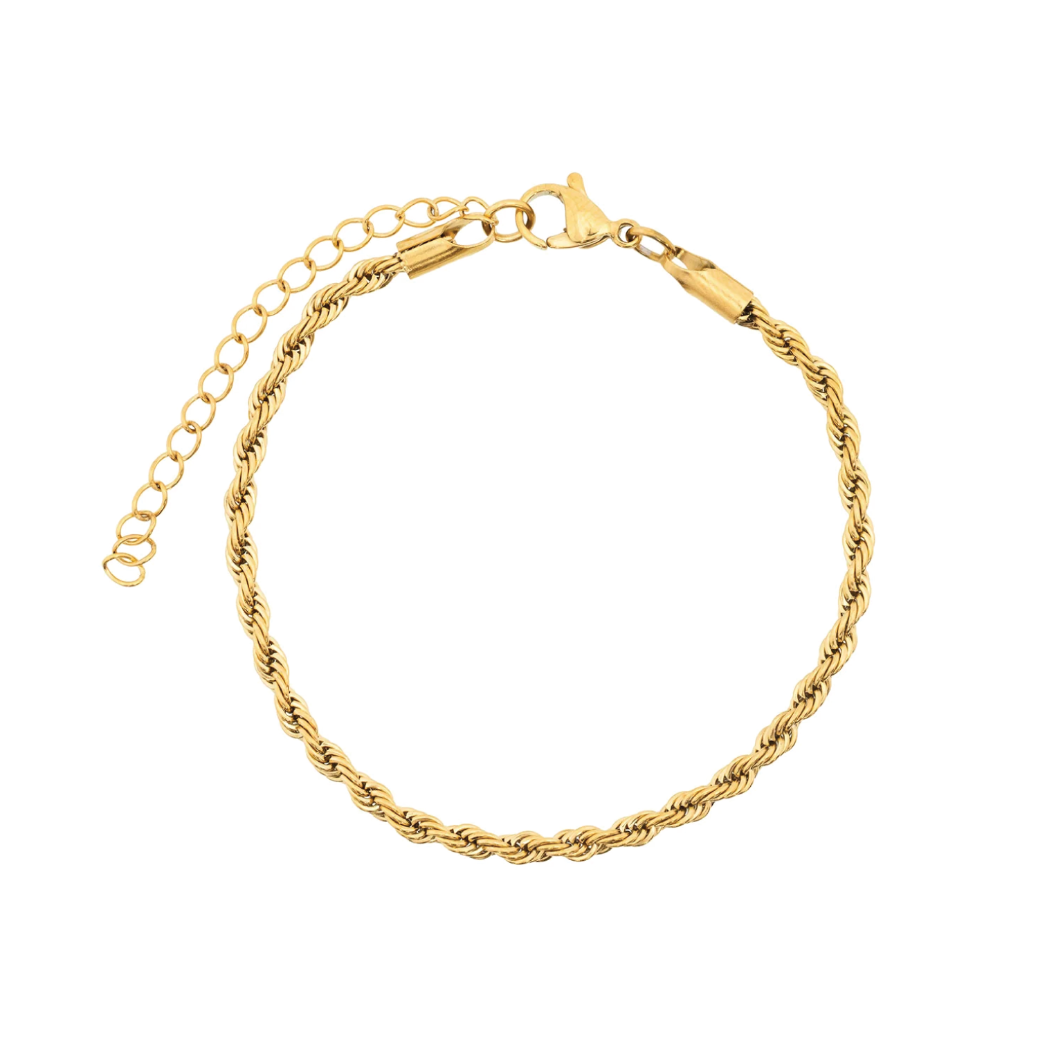 Braid Bracelet – Classic 18K Gold-Plated Chain Bracelet - Cleo Jewelry