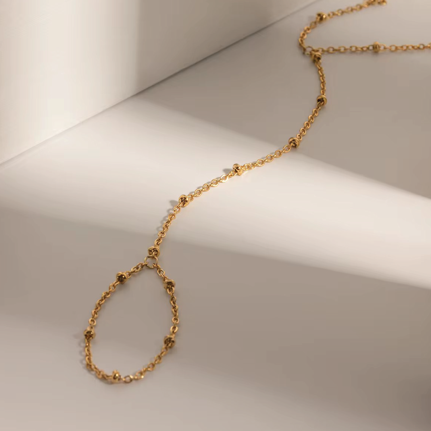 Cleo Jewelry 18K Gold Plated Hand Chain | Elegant Women’s Jewelry in ...